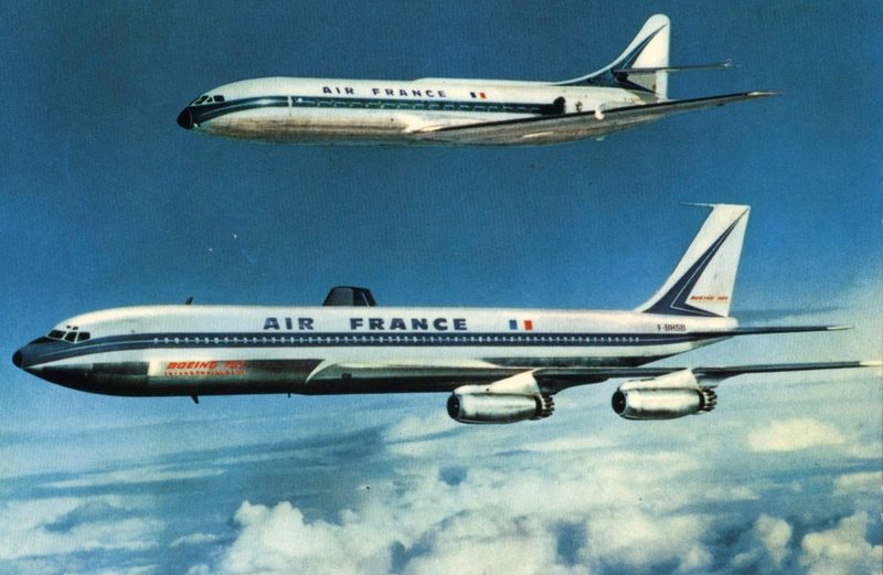 4 Concordes in formation on Christmas Eve 1985, achieving the first ...